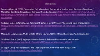 Com 530 7-1- presentation- false light and appropriation (1) | PPTX