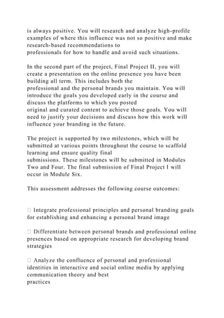 COM 540 Final Project I Brand Identity Paper Guidelines and.docx