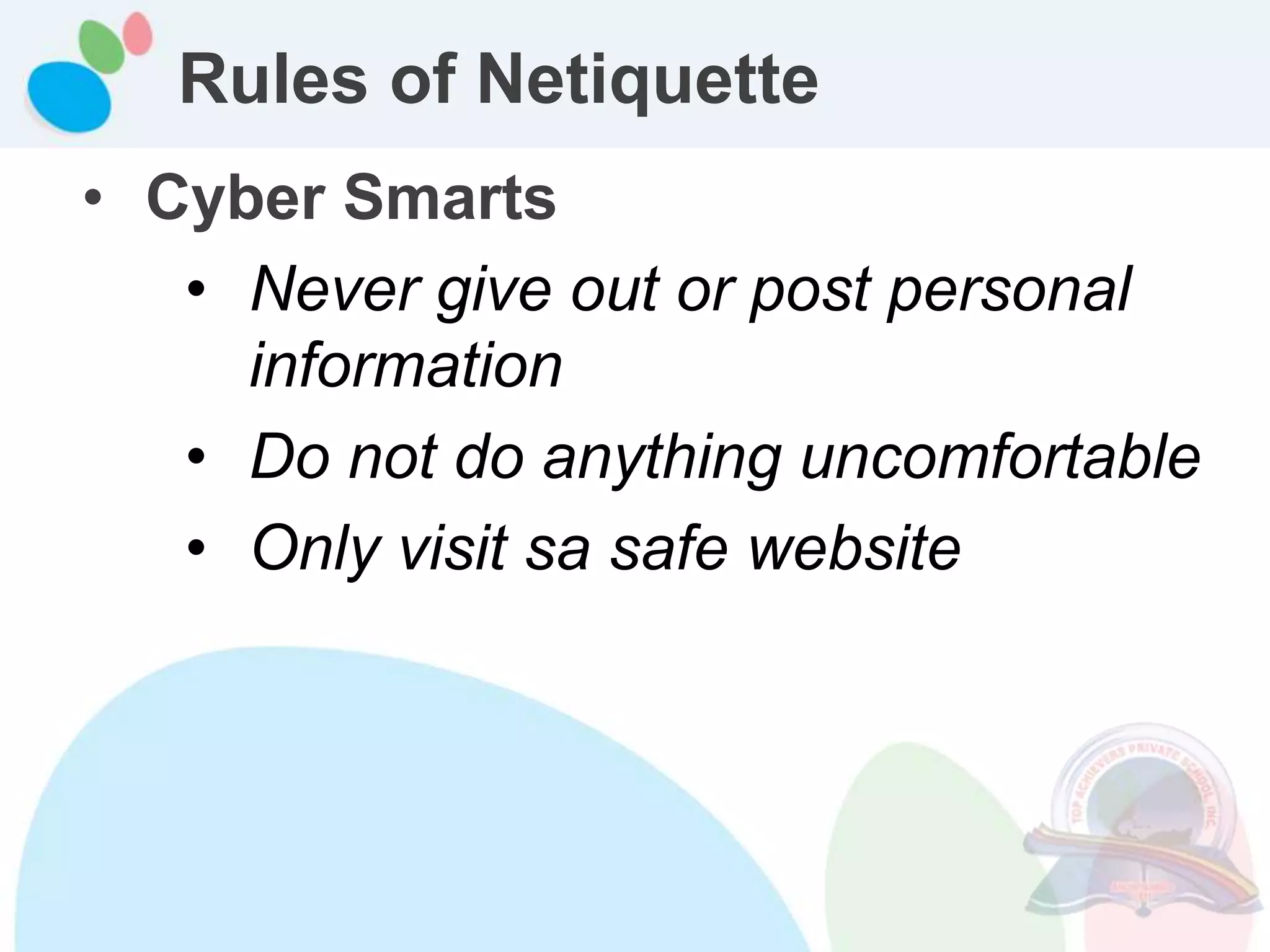 Com 6 u1 L2 Observing netiquette | PPTX