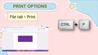 GENERAL PROGRAM OPTIONS | PPTX