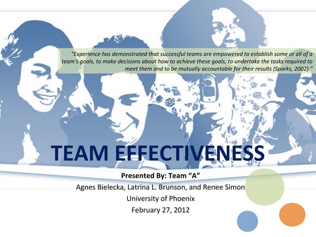 Team Effectiveness | PPT | Education