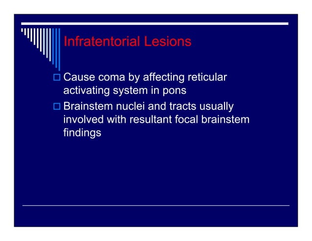 Lecture section...Management of coma | PPT