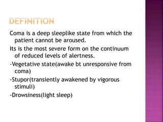 Coma | PPTX