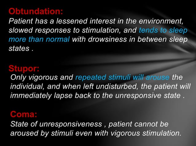 COMA | PPTX | Brain and Nervous System Disorders | Diseases and Conditions