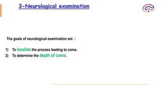 approach to comatose patient | PPTX