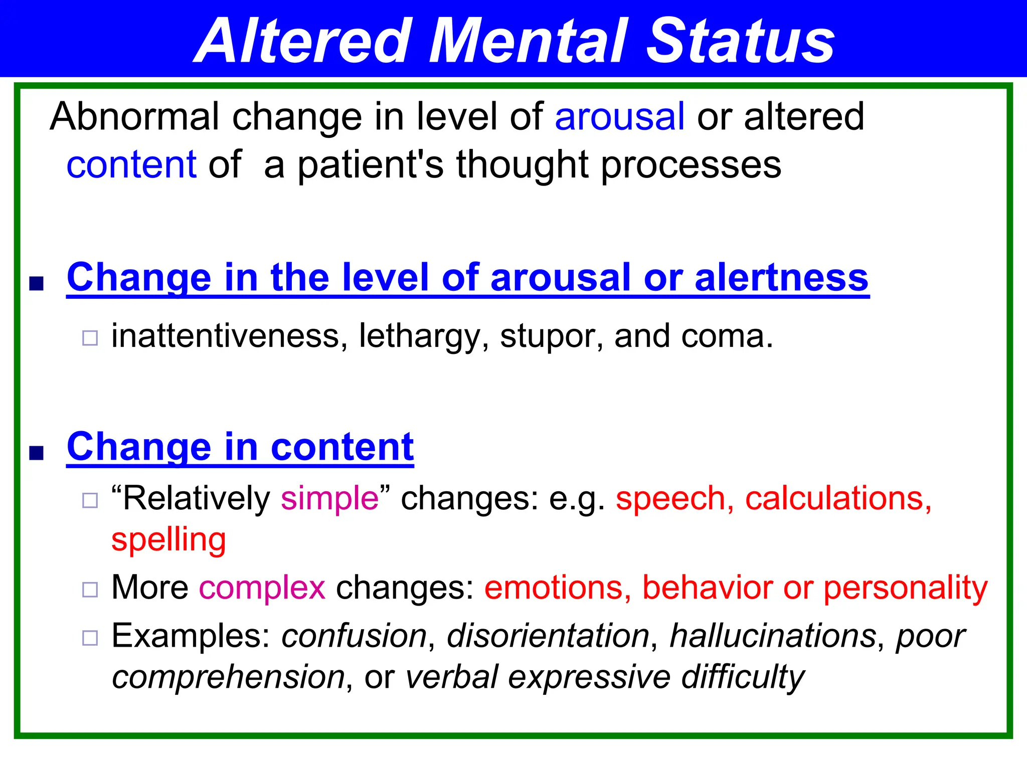 coma. Classification. Mechanism. Treatment.pptx