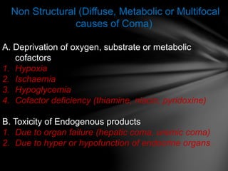 Definitions, and approach to Coma | PPTX