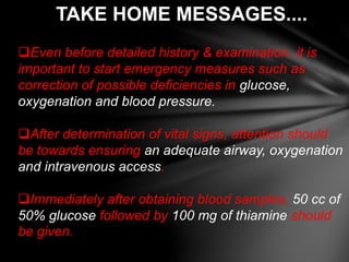Definitions, and approach to Coma | PPTX