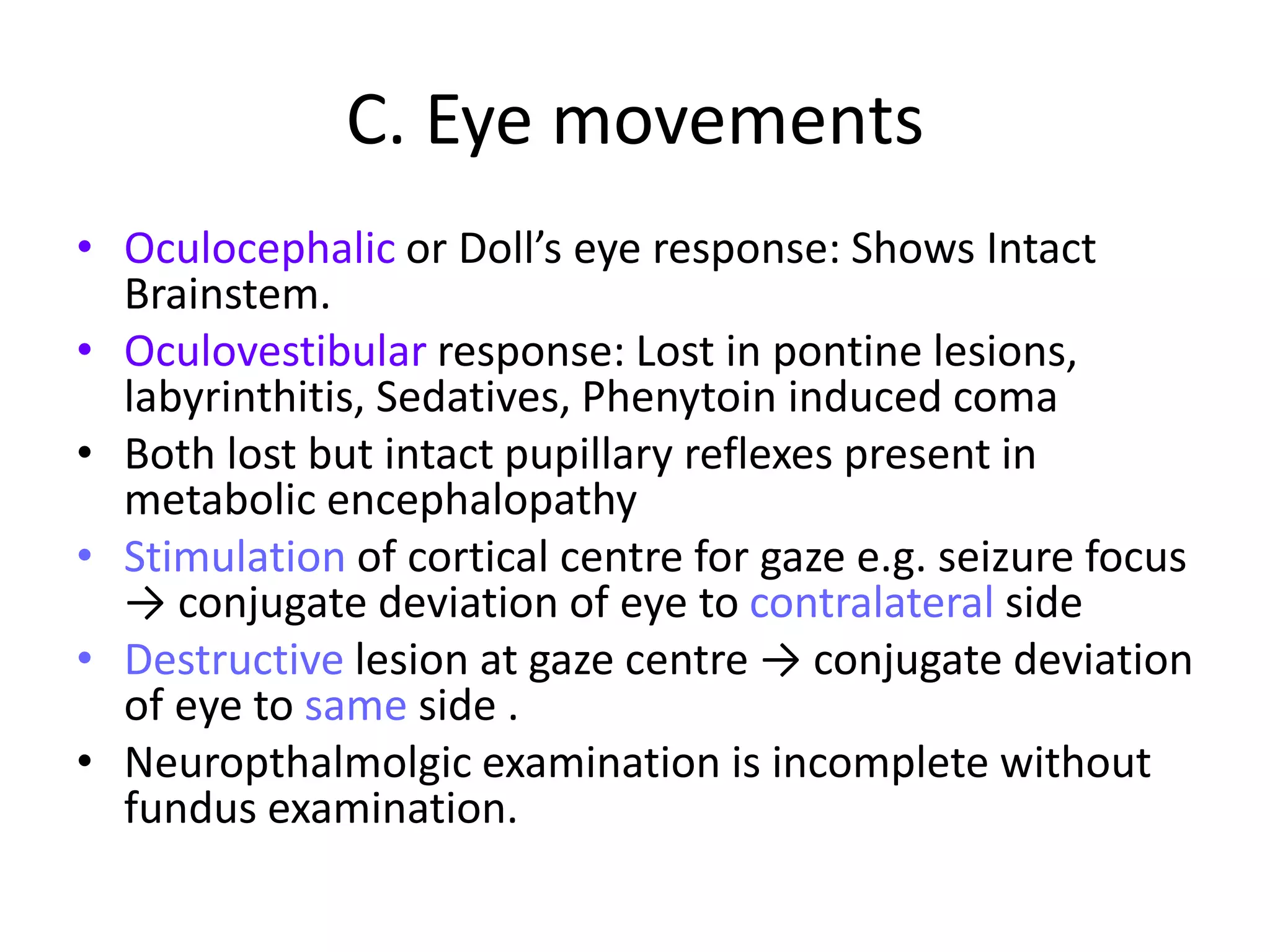 approach to comatose child | PPTX | Brain and Nervous System Disorders ...