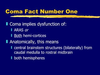 medicine.Coma.(dr.muhamad tahir) | PPT