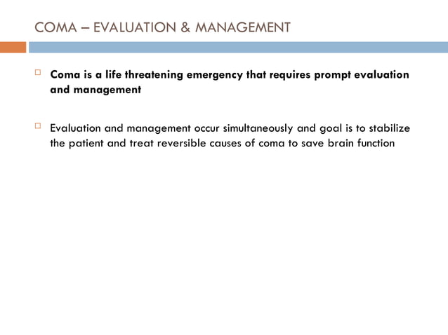 Coma and brain death September5 2017.ppt