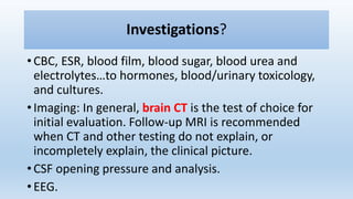 Coma and brain stem death | PPTX