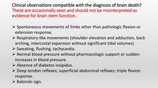Coma and brain stem death | PPTX