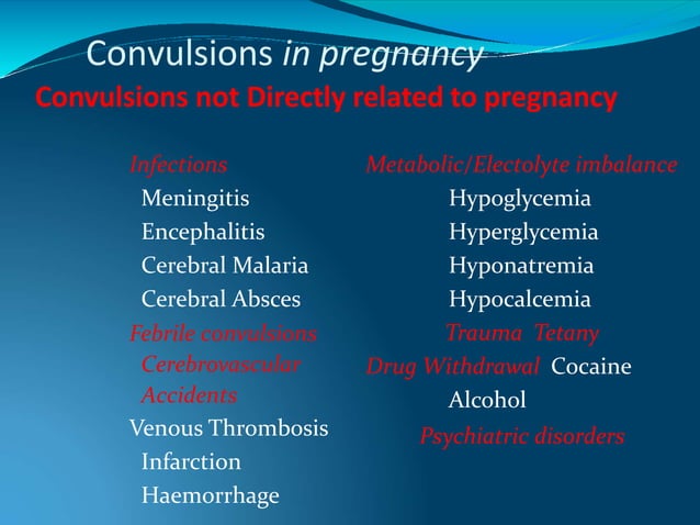 coma and convulsions in pregnancy.ppt