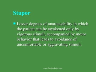 Coma and related disorders of consciousness | PPT