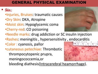Coma Clinical Examination | PPTX