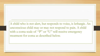 Coma & convulsion | PPT