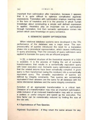 Semantic Query Optimization in Relational Databases | PDF