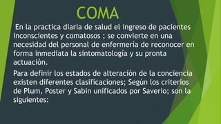 Coma final | PPT