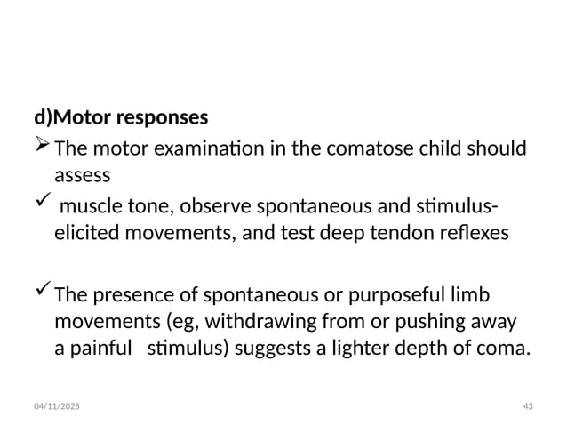 Diagnostic approach to comatose child .pptx