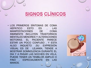 Coma hepatico | PPTX