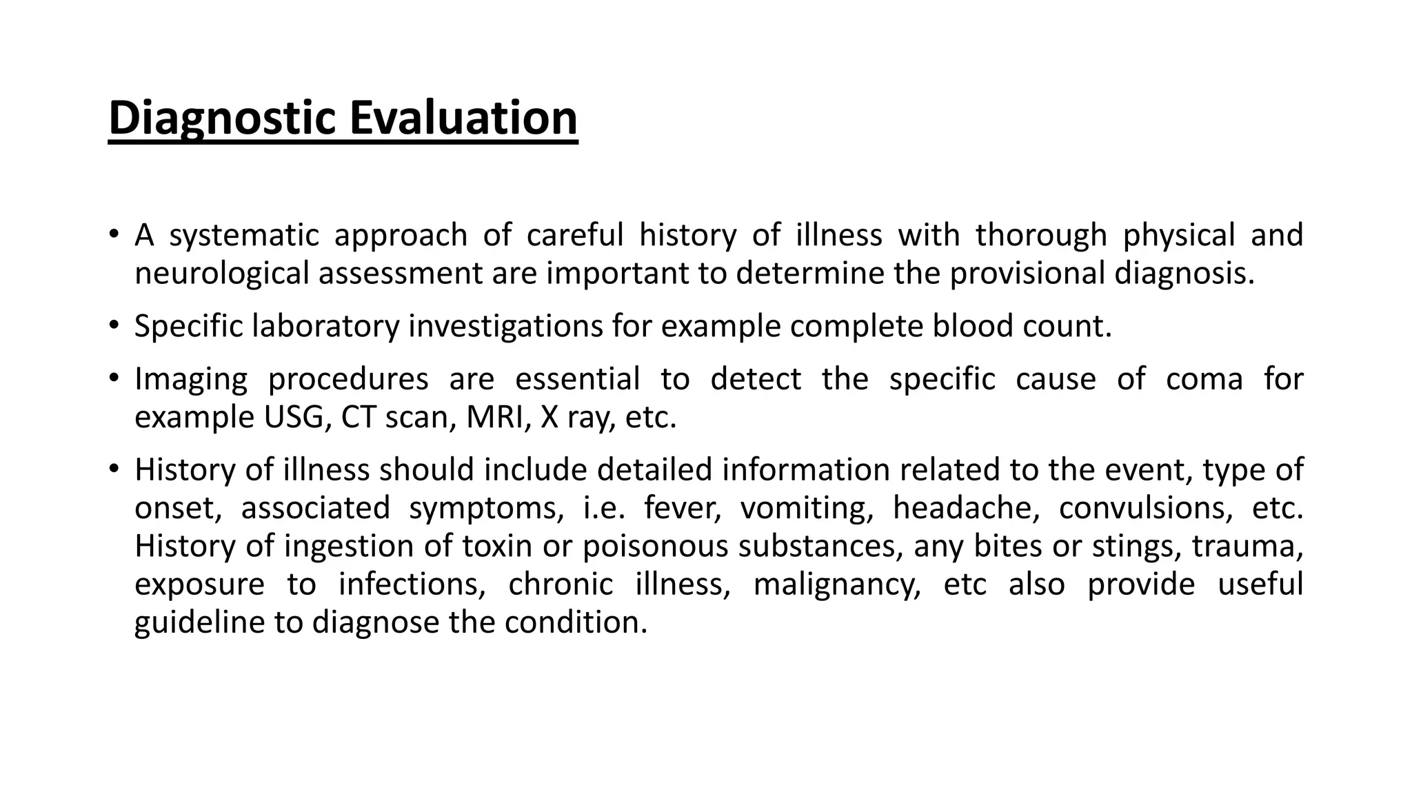 Coma in child | PPTX