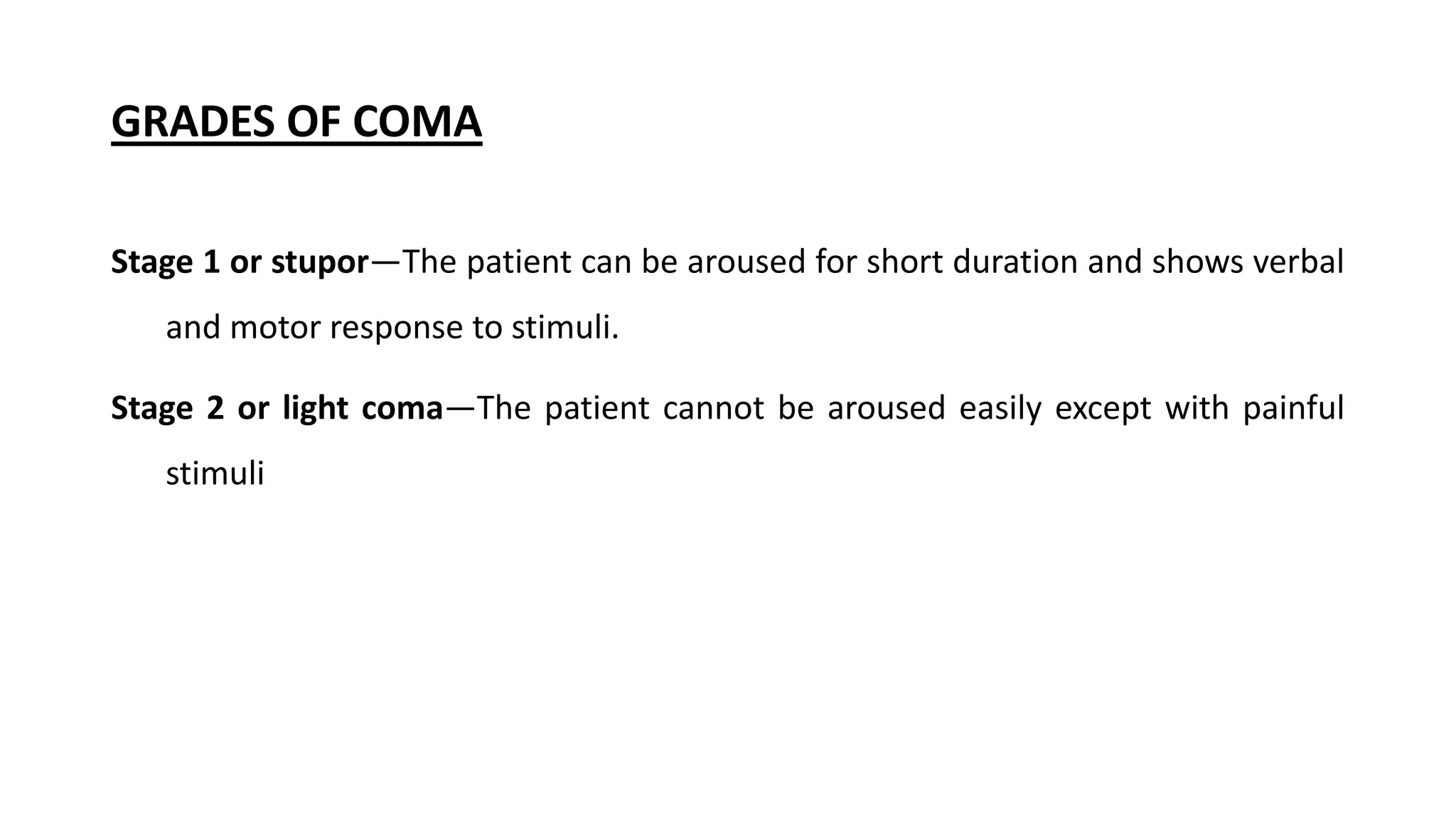 Coma in child | PPTX