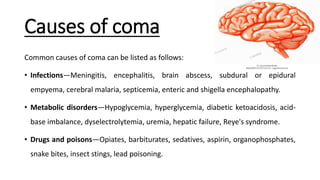 Coma in child | PPTX