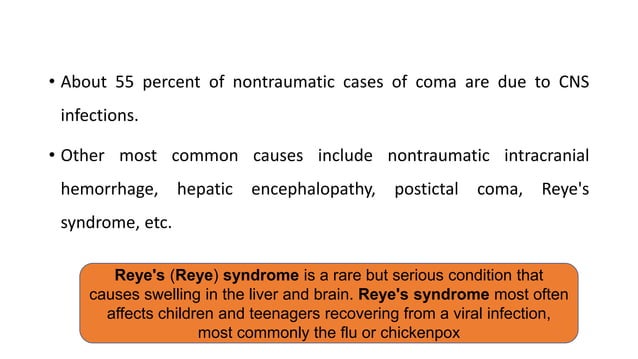Coma in child | PPTX