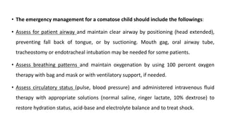 Coma in child | PPT
