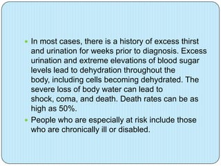 Coma In Diabetic Patient | PPTX