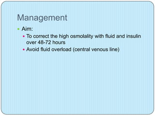 Coma In Diabetic Patient | PPTX