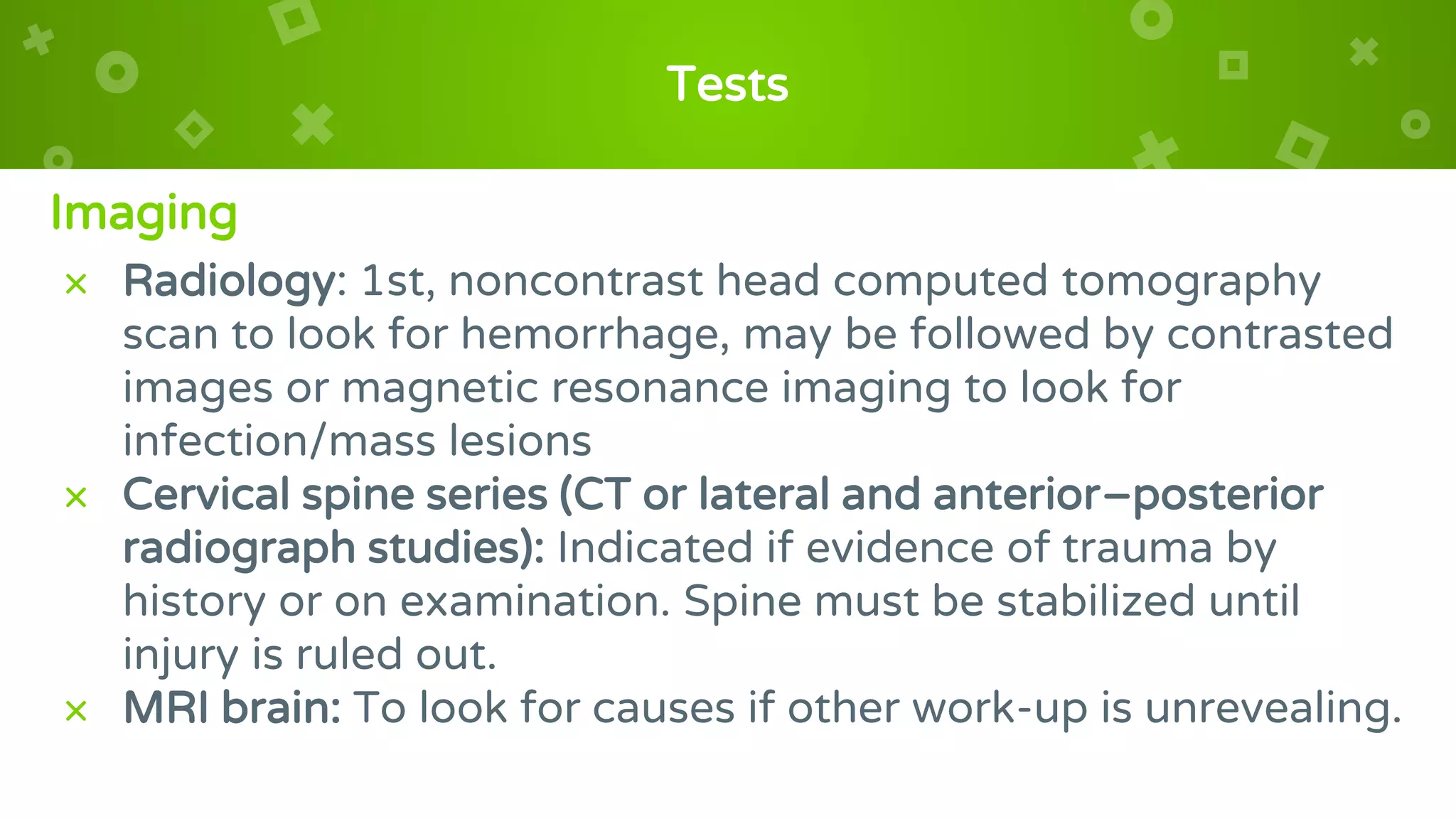 Coma in pediatric | PPTX