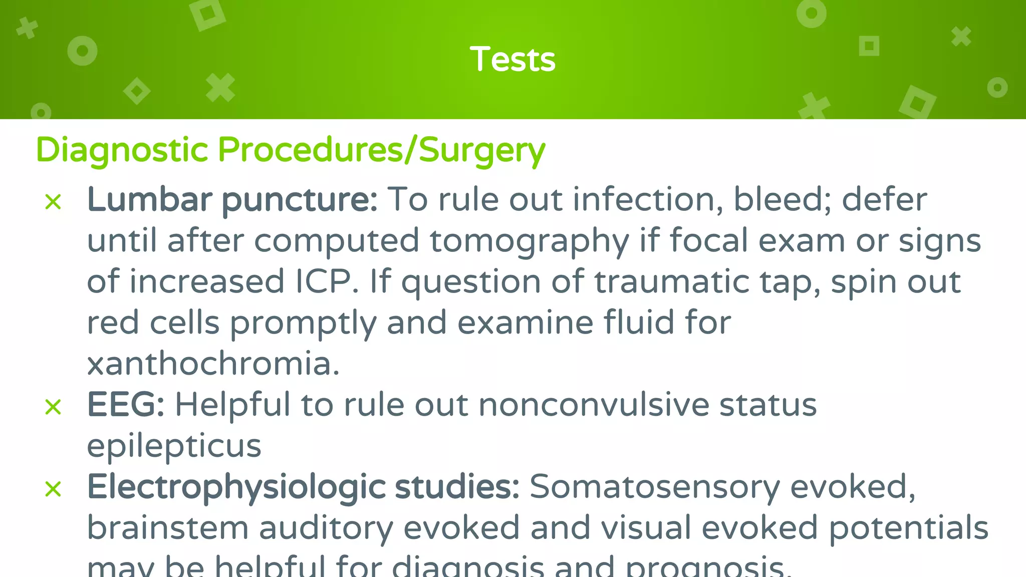 Coma in pediatric | PPTX