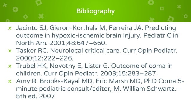 Coma in pediatric | PPTX