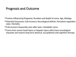 Coma in Pediatrics - Copy.pptx presentation | PPTX