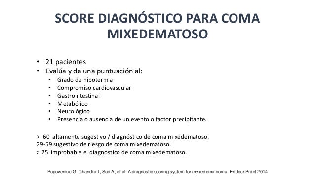 Coma mixedematoso