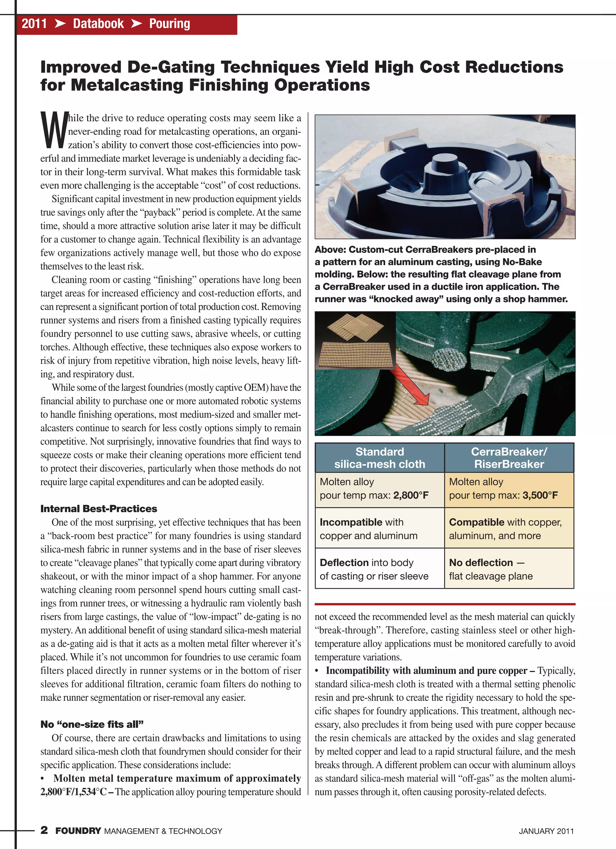 Comanche Technologies Foundry Product Articles | PDF