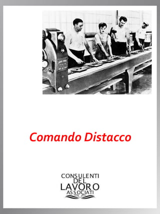 Comando distacco | PPTX
