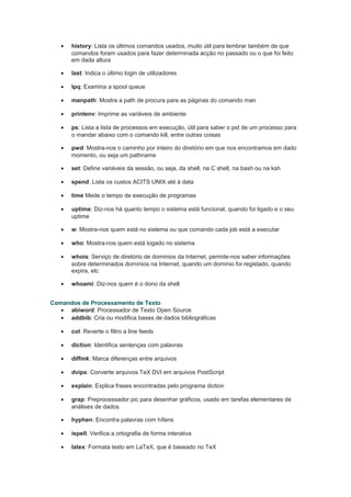 Comandos do linux | DOC
