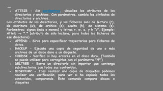 COMANDOS EXTERNOS | PPTX