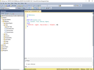 Comandos insert into, update y delete sql server | PPT