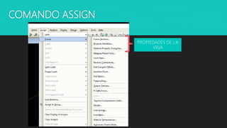 Comandos principales del sap2000 | PPTX