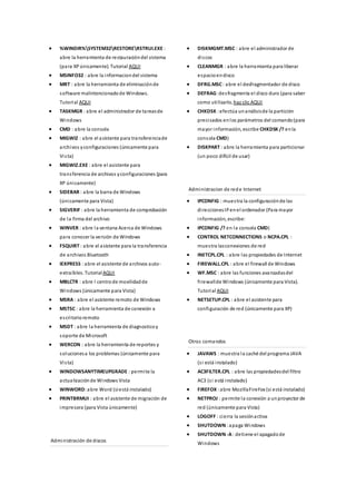 Comandos windows | DOCX