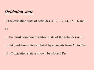 Comaparative study of lanthanides and actinides | PPTX