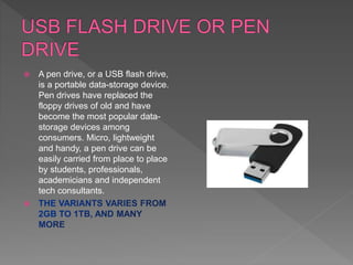 Storage type in computer | PPT