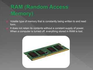 Storage type in computer | PPT