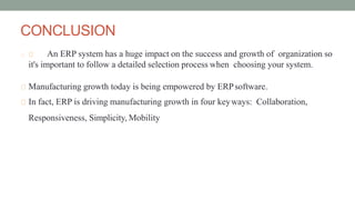 Comparing ERP packages | PPTX