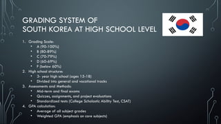 Comaprisons of grading system of 2 countries.pptx