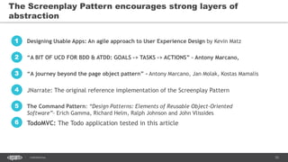 ScreenPlay Design Patterns for QA Automation | PPTX